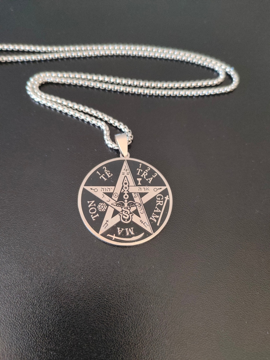 Tetragrammaton Pentacle Protection Talisman Amulet, Pagan Wiccan ...