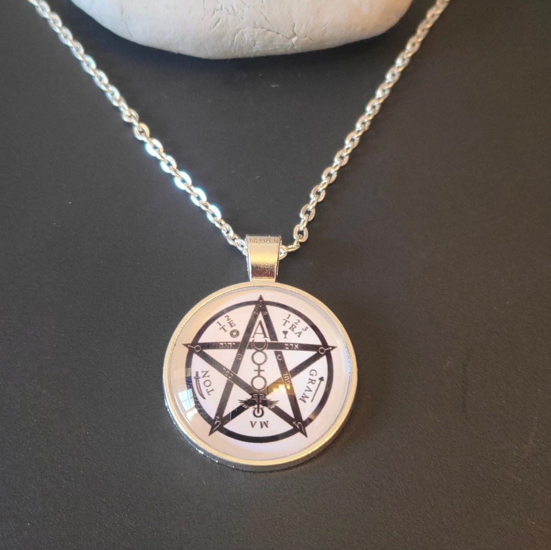 Talisman Pentacle Tetragrammaton Amulet Pentacle Pagan Wicca - Etsy