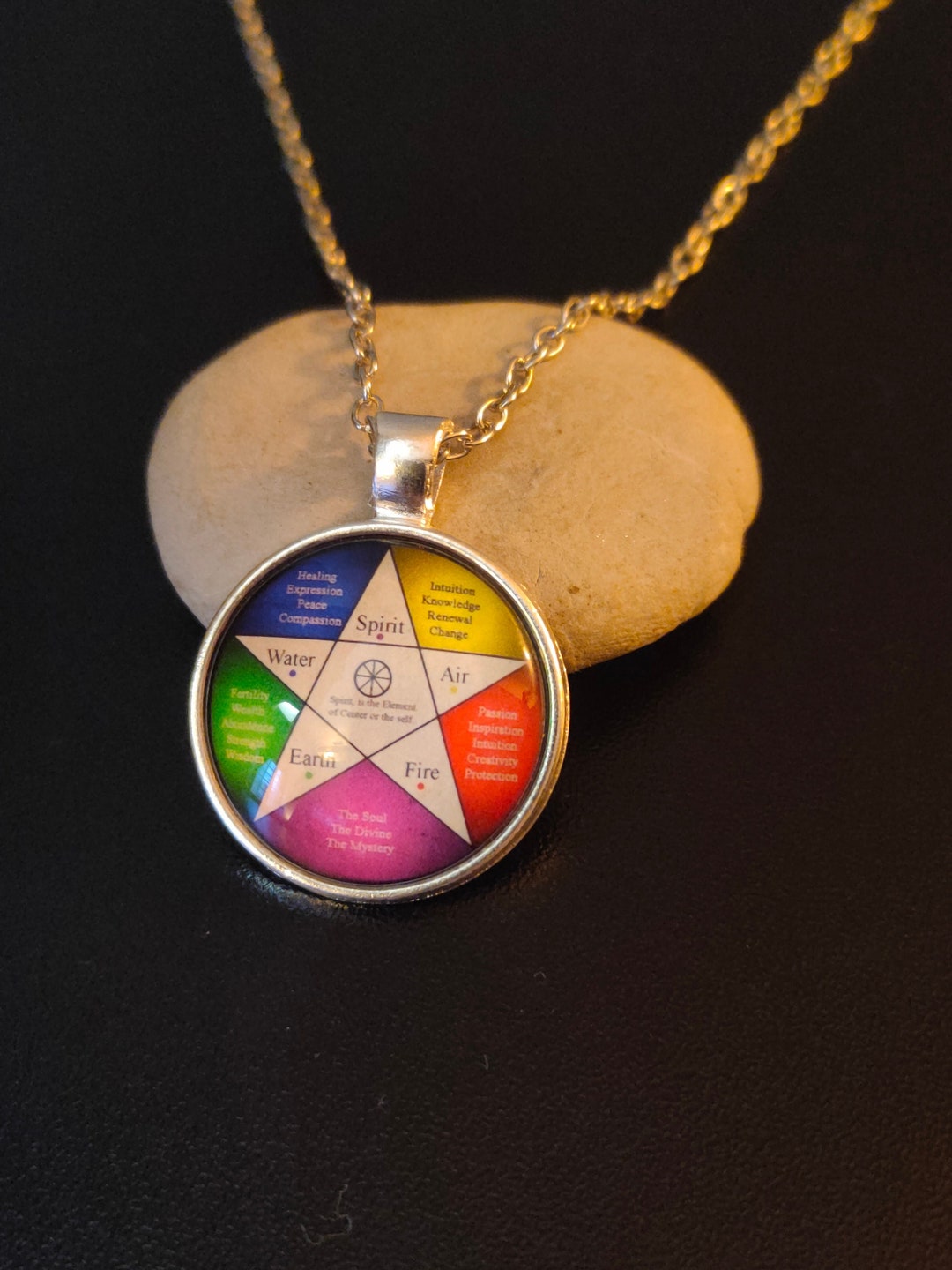 Esoteric Protection Pentacle, Pentacle Seal Necklace, Talisman With ...