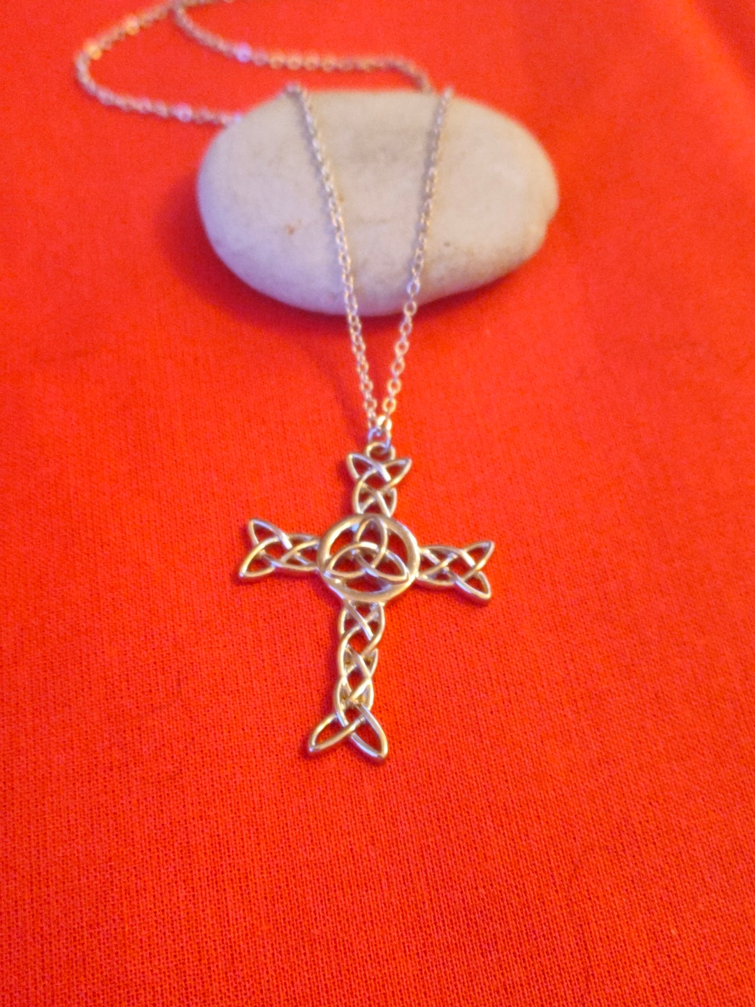 Tribal Viking Twisted Cross Pendant Necklace - Etsy