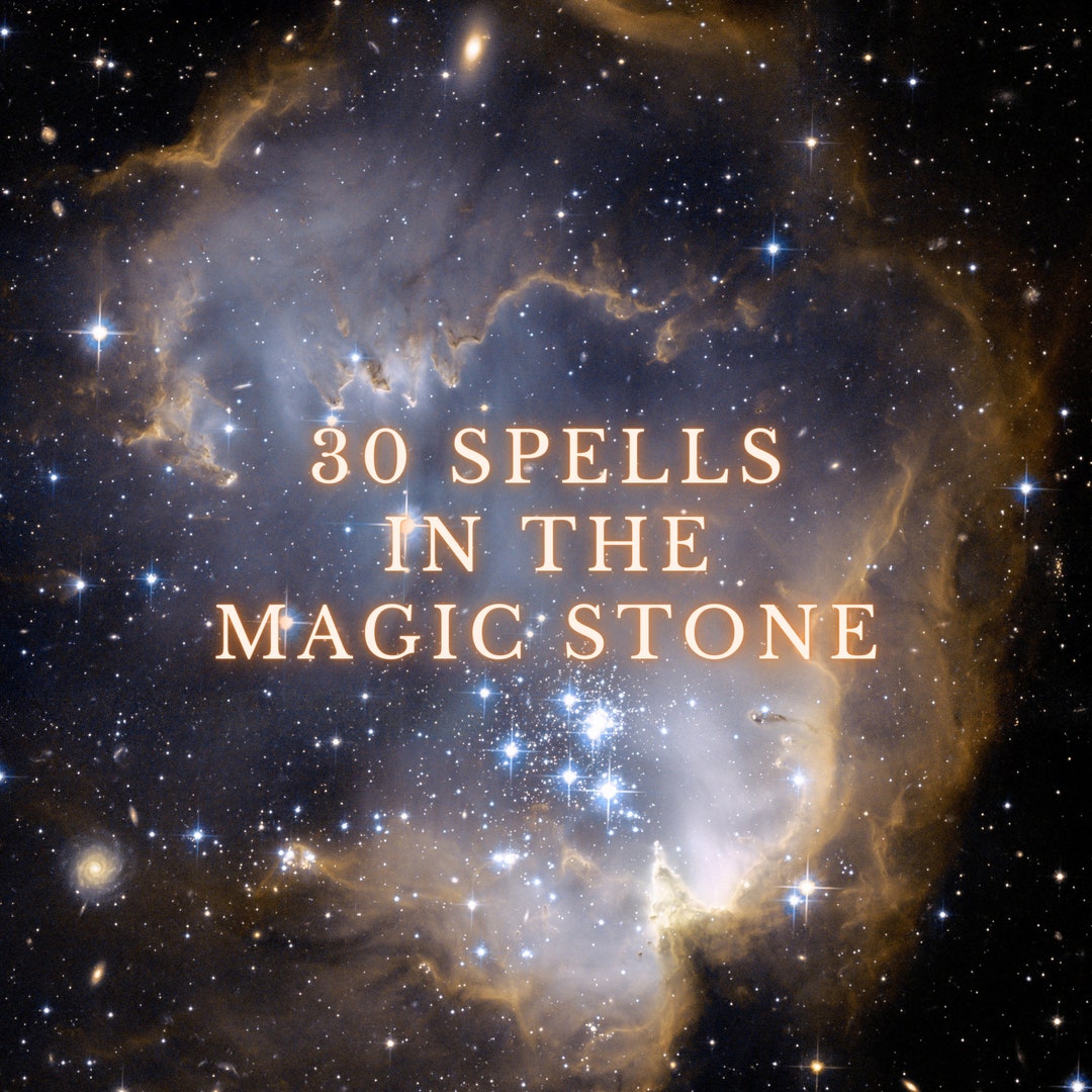 WITCHES' STONE, 30 Spells of Powers Occult Omnipotence, Magical ...