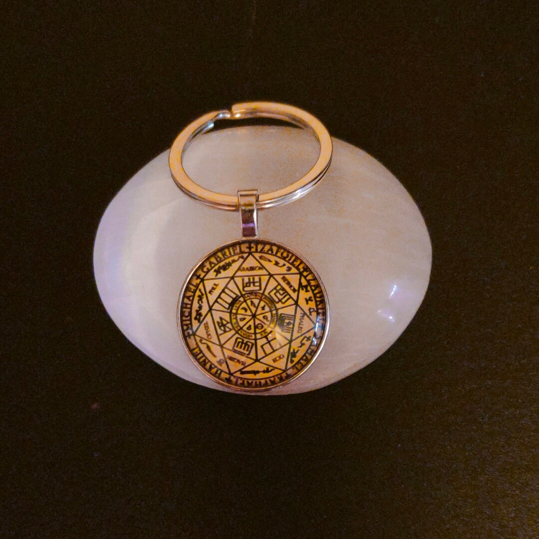 Key Ring Seal of the 7 Archangels, Powerful Protection Amulet Talisman ...