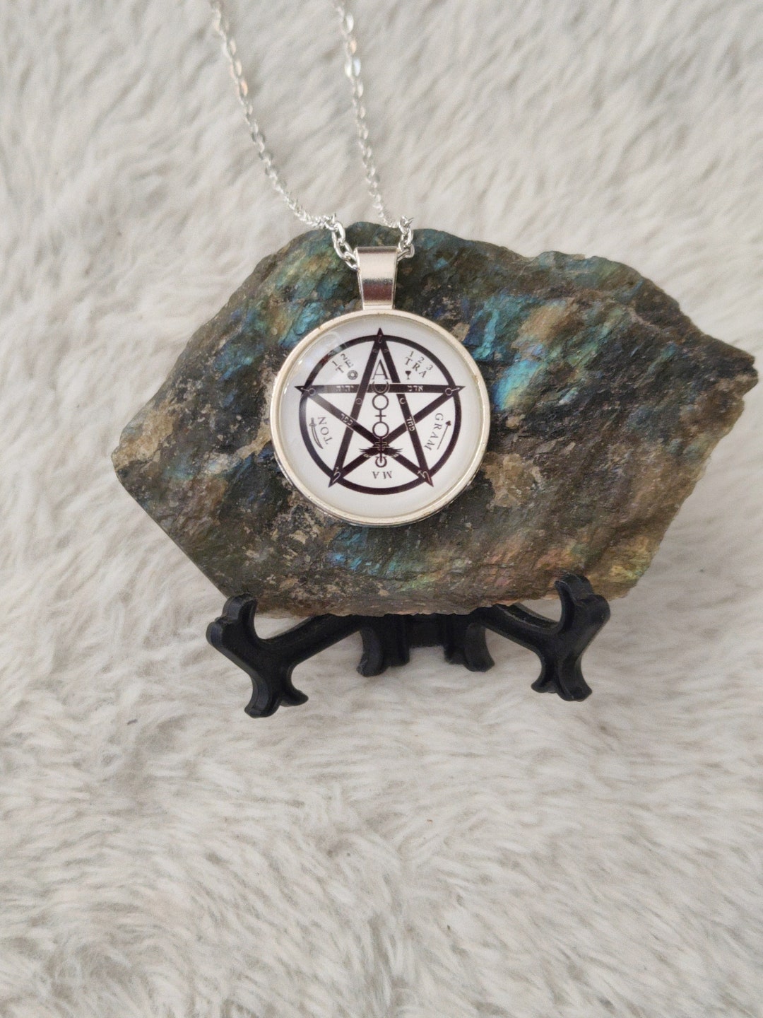Talisman Pentacle Tetragrammaton, Amulet Pentacle Pagan Wicca ...