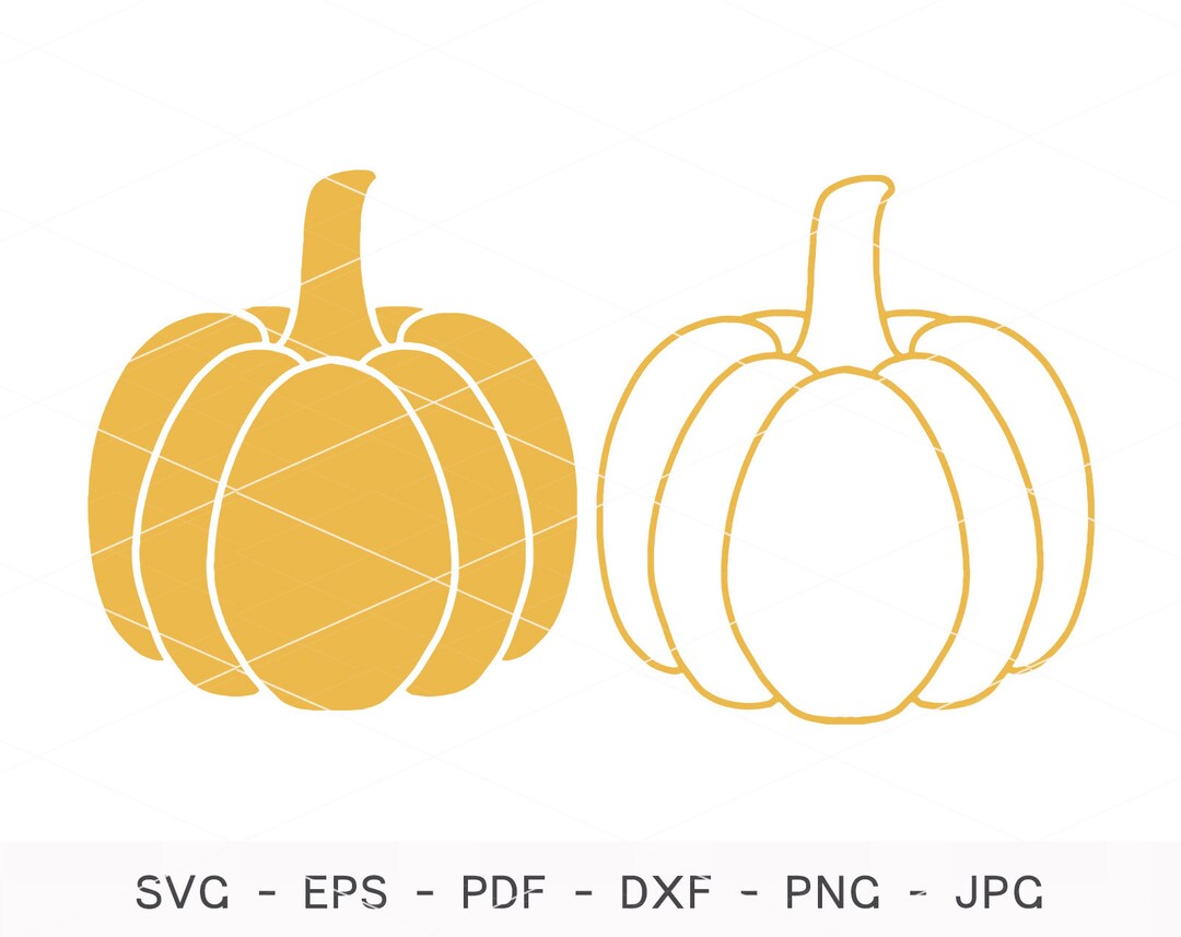 Pumpkin Cut File, Hello Fall Pumpkin SVG, Pumpkin Stencil Svg, Fall ...