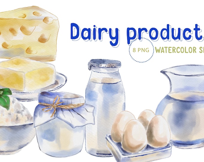 Dairy Foods Clipart, Dairy Foods Clip Art, Food Groups, Milks, Eggs ...