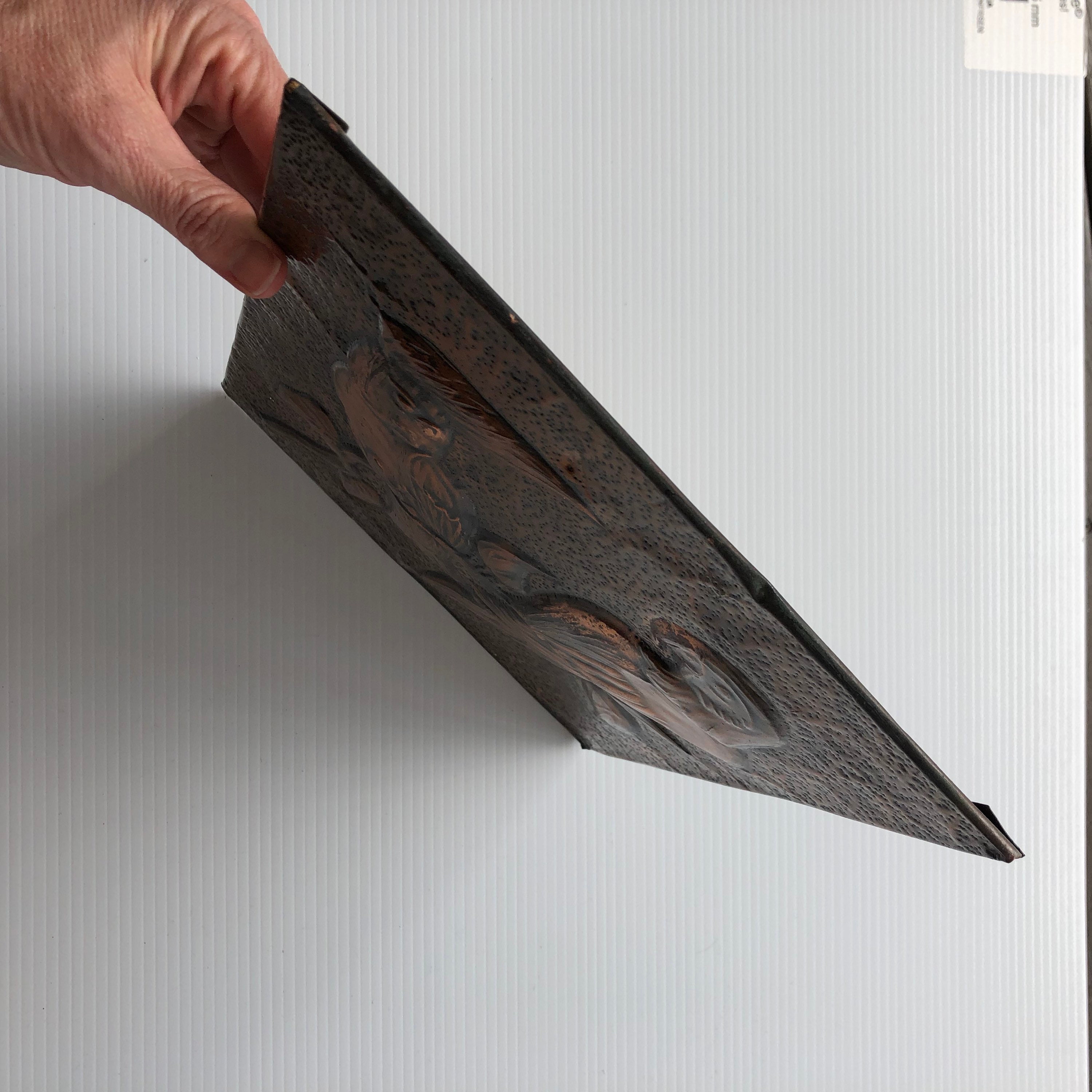 Vintage Pressed Copper Wall Hanging, Retro Home Decor, Parrots - Etsy