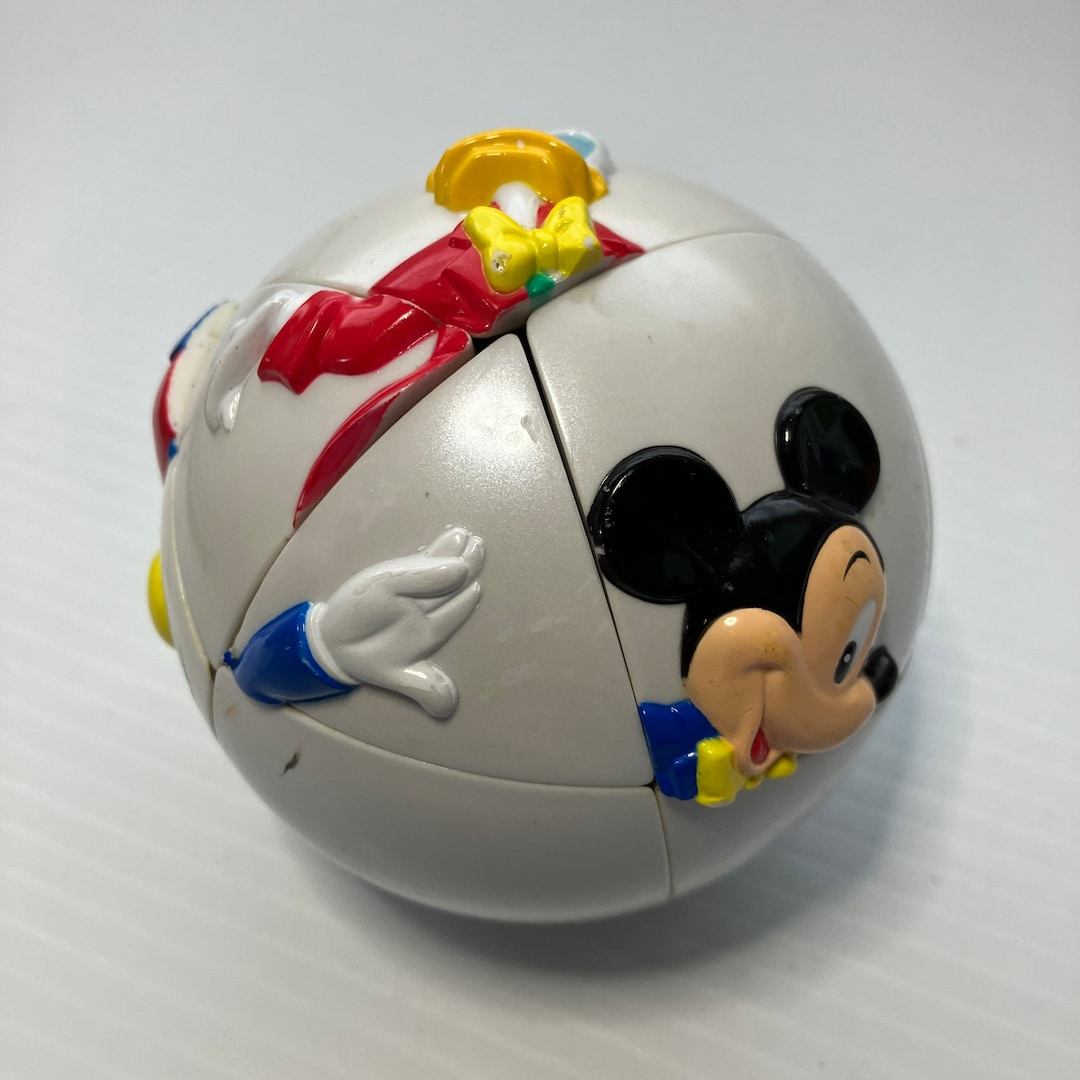 Vintage Disney 3D Puzzle Ball, Mickey Mouse Donald Duck - Etsy
