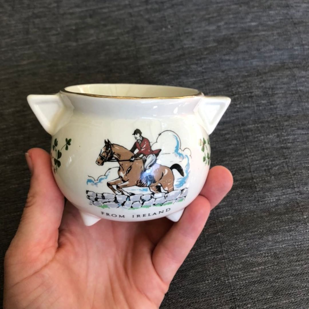 Carrigaline Pottery Vintage Sugar Bowl, Made in Ireland, Collectible ...