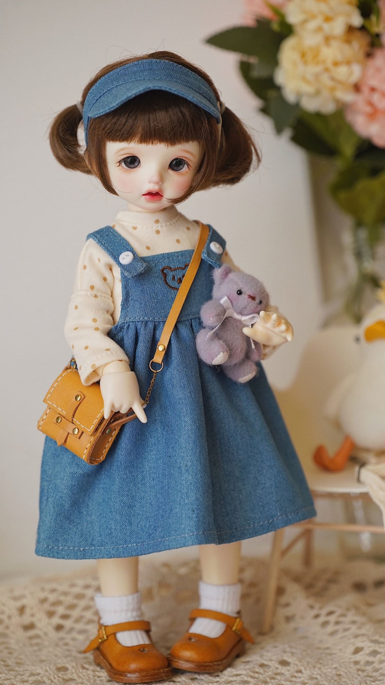 BJD Overall Dress in YOSD Size - Etsy