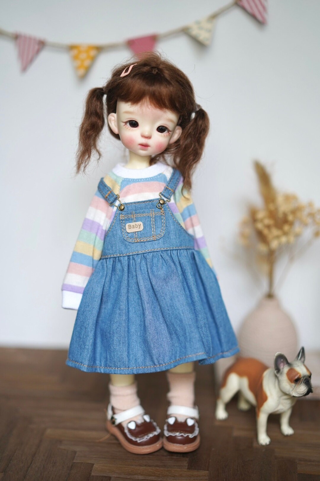 BJD Overall Dress / Short in YOSD Size - Etsy
