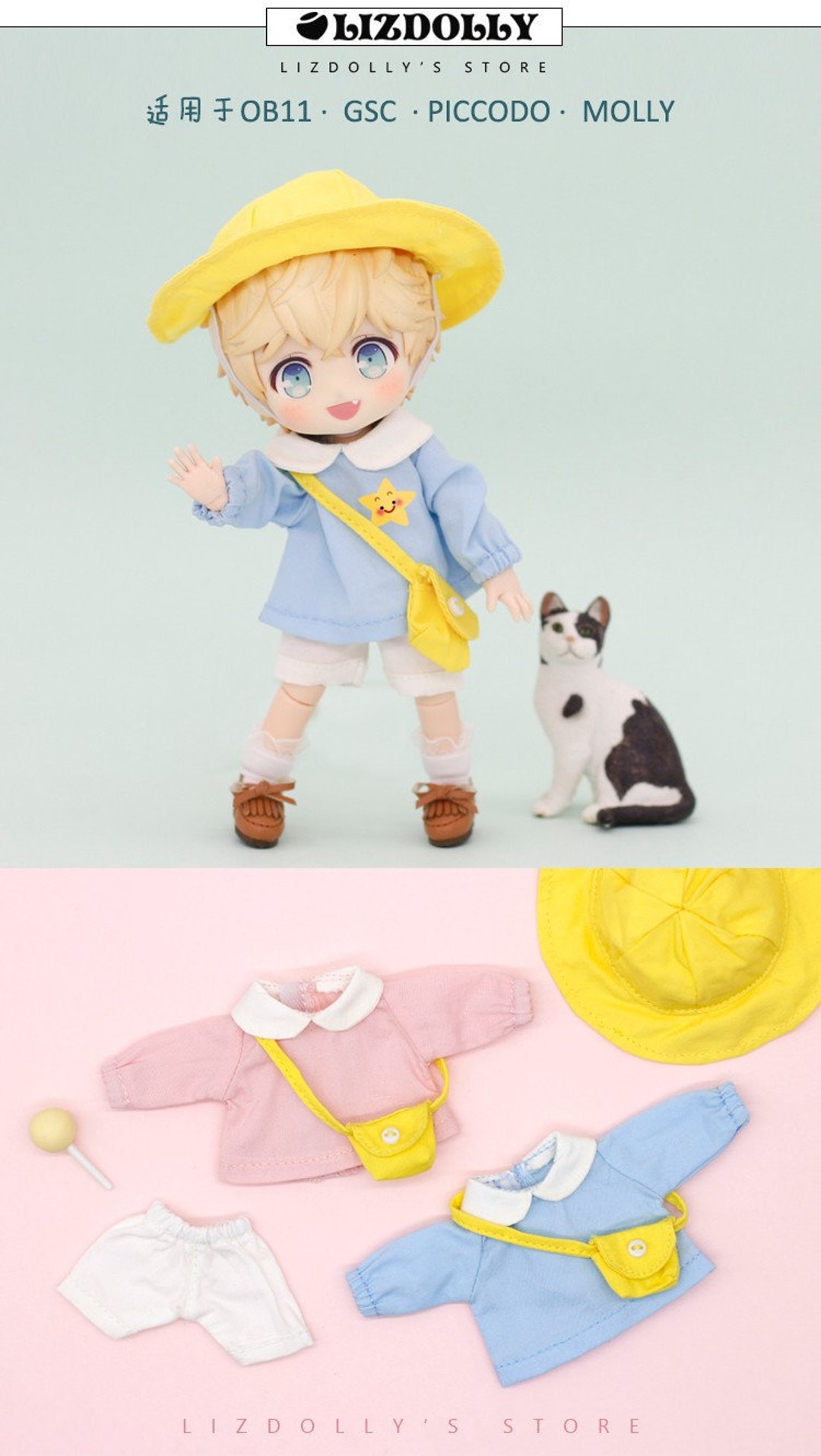 BJD Clothes in Obitsu 11 Size - Etsy