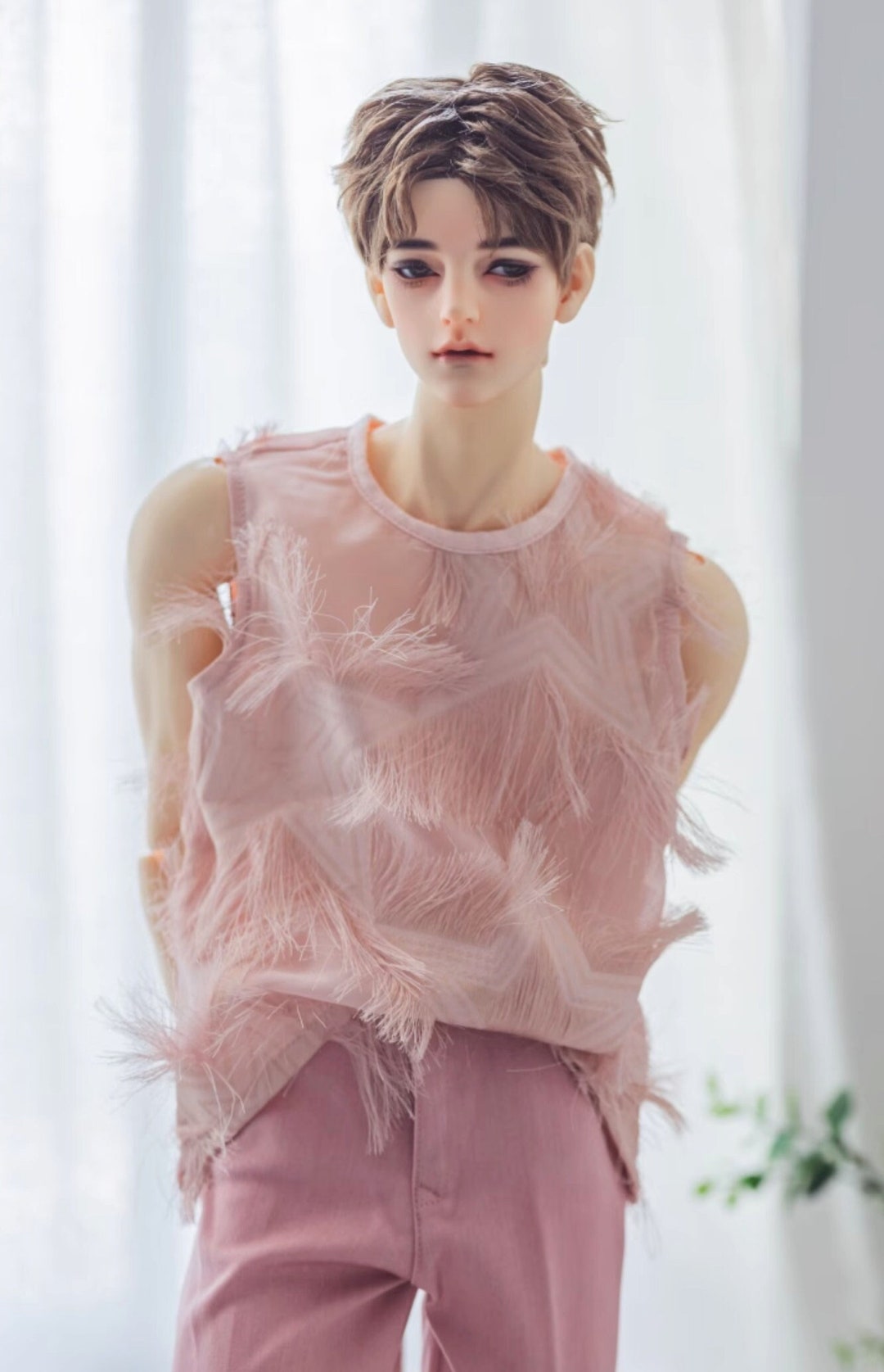 BJD Feathery Vest in Msd Yosd Sd13 Sd17 Size - Etsy