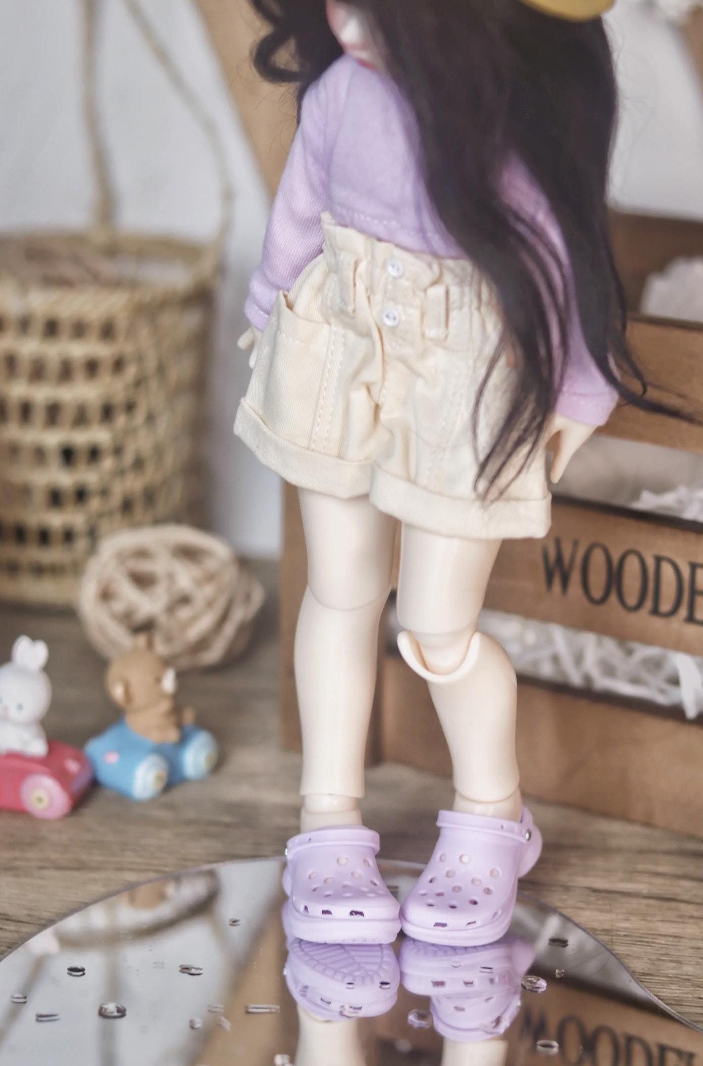 BJD Mini Crocodile Shoe Sandals Slippers in MSD YOSD Size - Etsy