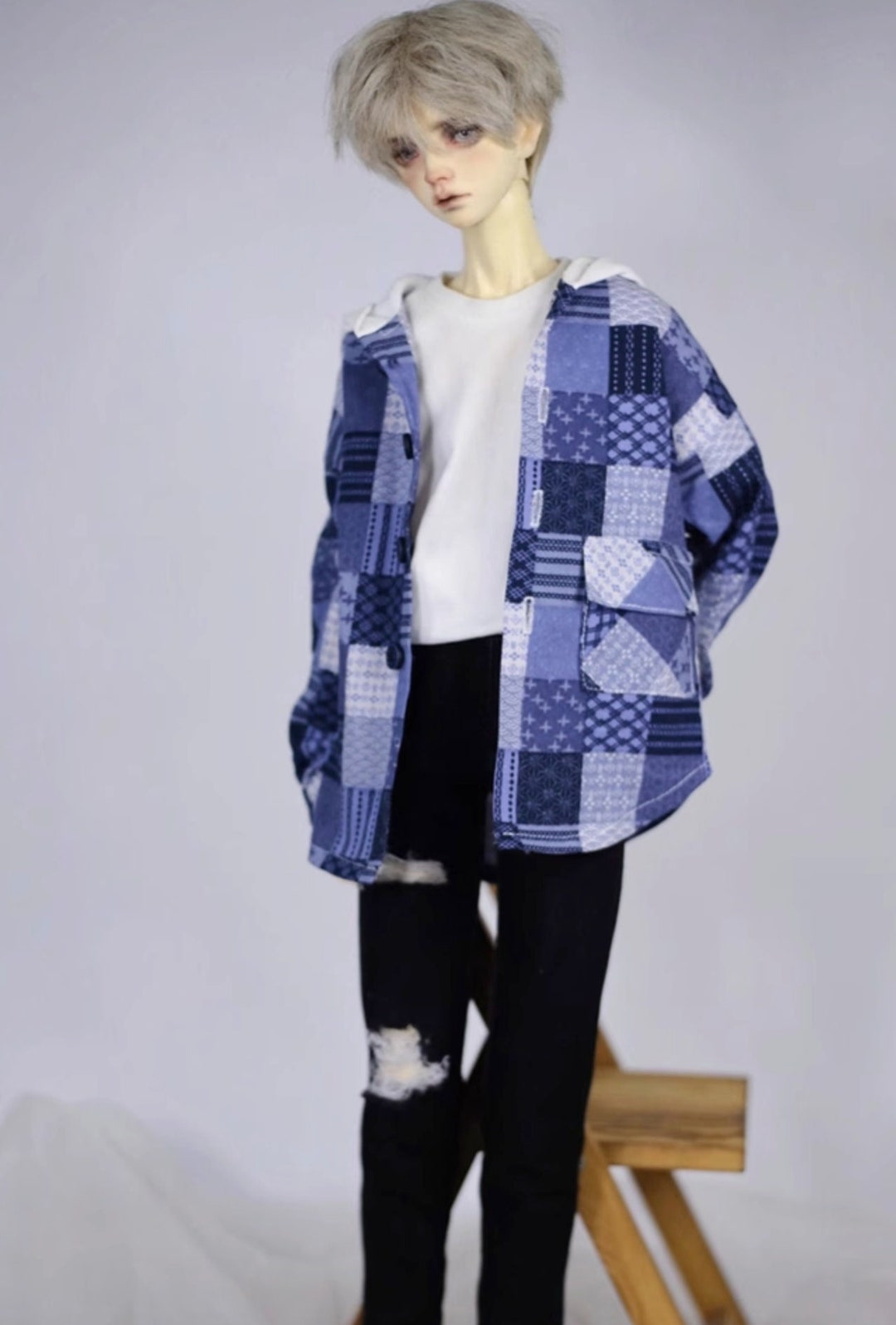 BJD Hooded Coat in MSD/SD Idealian75 Sd17 Size - Etsy