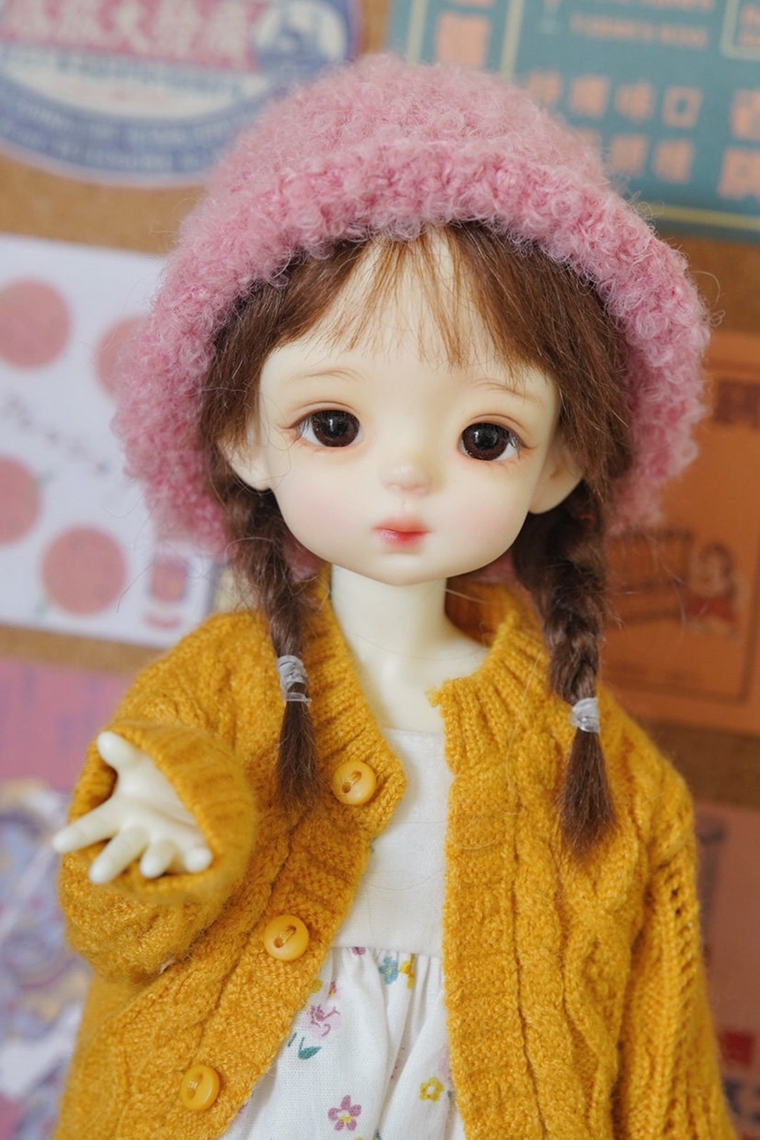 BJD Yarn Hat in YOSD Size - Etsy