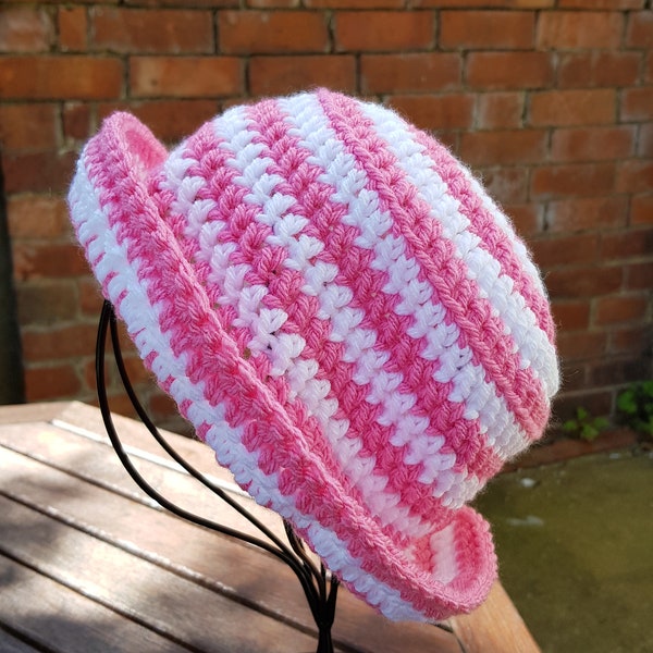 Crochet Spiral Bucket Hat - Etsy