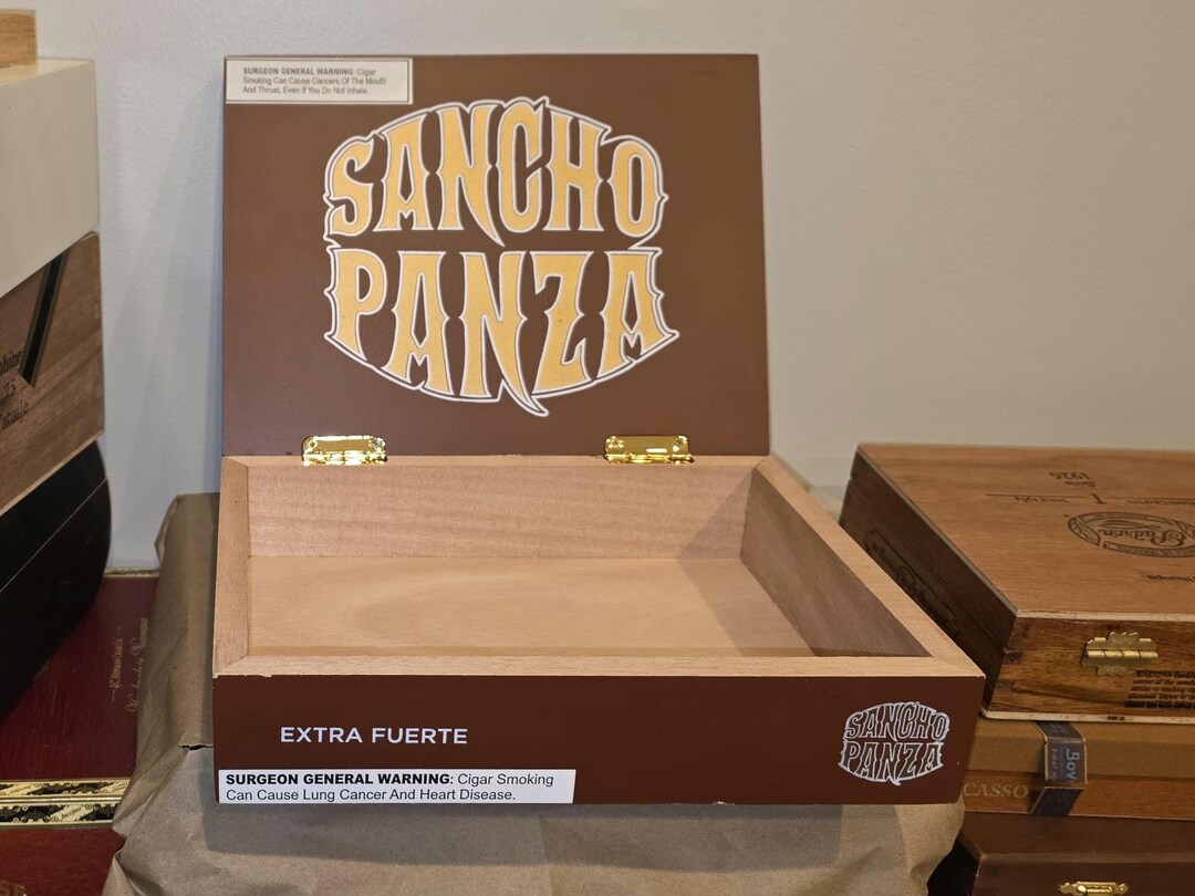 Sancho Panza Empty Wooden Cigar Box - Etsy