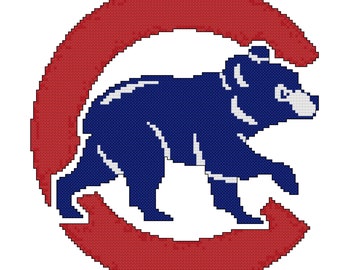 Cubs Cross Stitch - Etsy