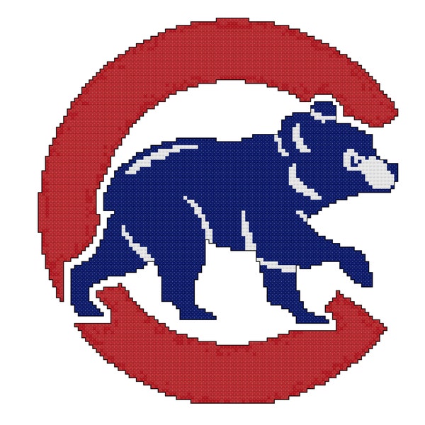 Cubs Cross Stitch - Etsy