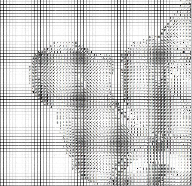Bedtime Bear Counted Cross Stitch Pattern PDF Download - Etsy