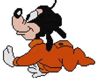 Baby Goofy 3 Counted Cross Stitch Pattern PDF Download | Etsy