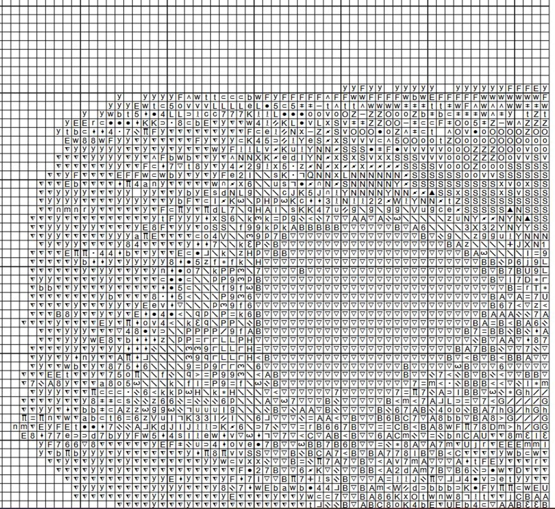 Christmas Eeyore Counted Cross Stitch Pattern PDF Download - Etsy