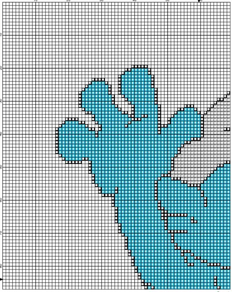 Smurf Counted Cross Stitch Pattern PDF Download - Etsy
