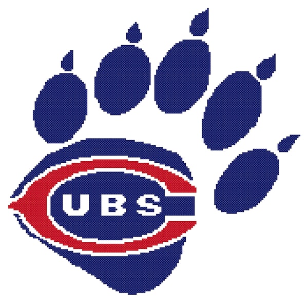 Cubs Cross Stitch - Etsy