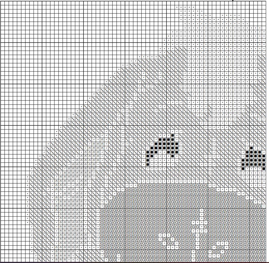 Baby Eeyore Counted Cross Stitch Pattern PDF Download - Etsy