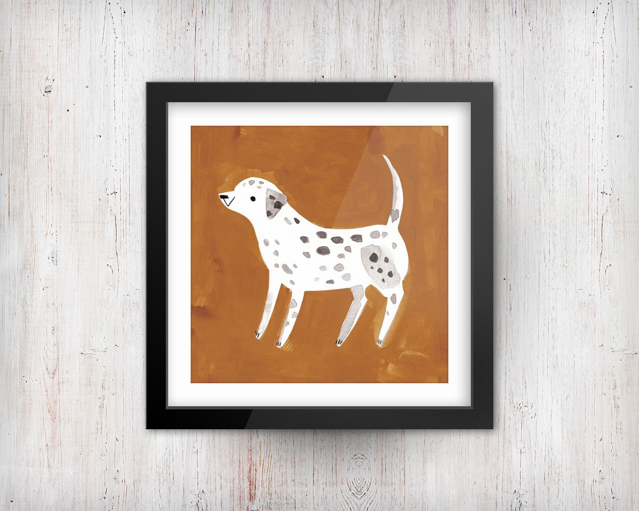 Dalmatian Art Print Nursery Decor Dog Lovers Minimalist - Etsy