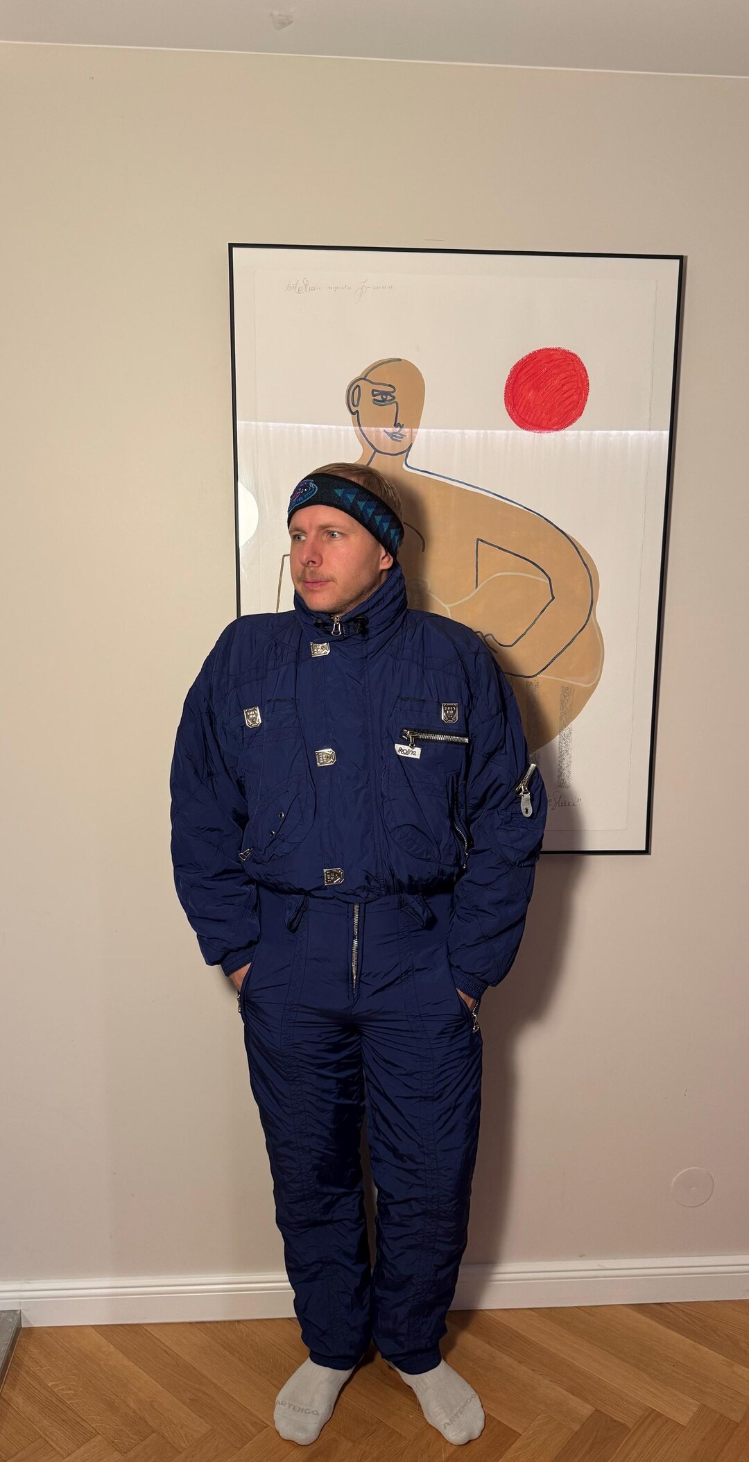 Vintage PROLINE Ski and Snowboard Suit / Blue Colour / 90s Ski Suit ...