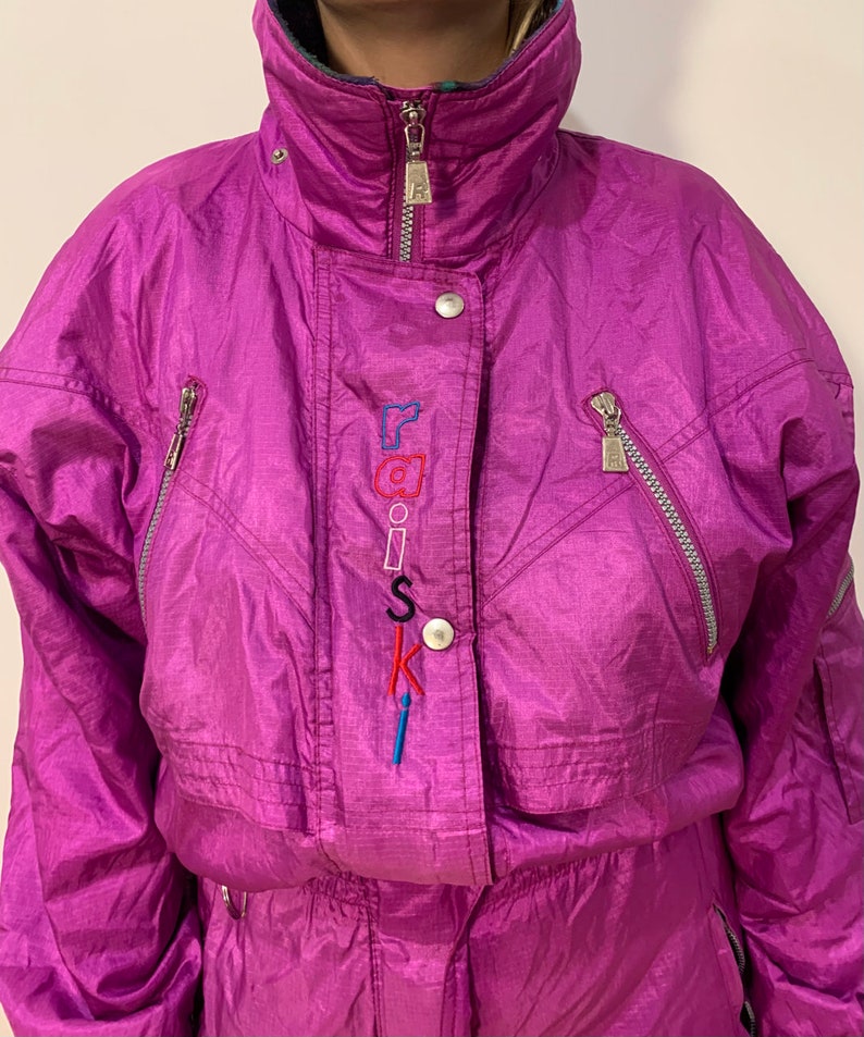 Vintage Raiski Ski Suit / Purple / 90s / Snowboard Suit / Winter ...