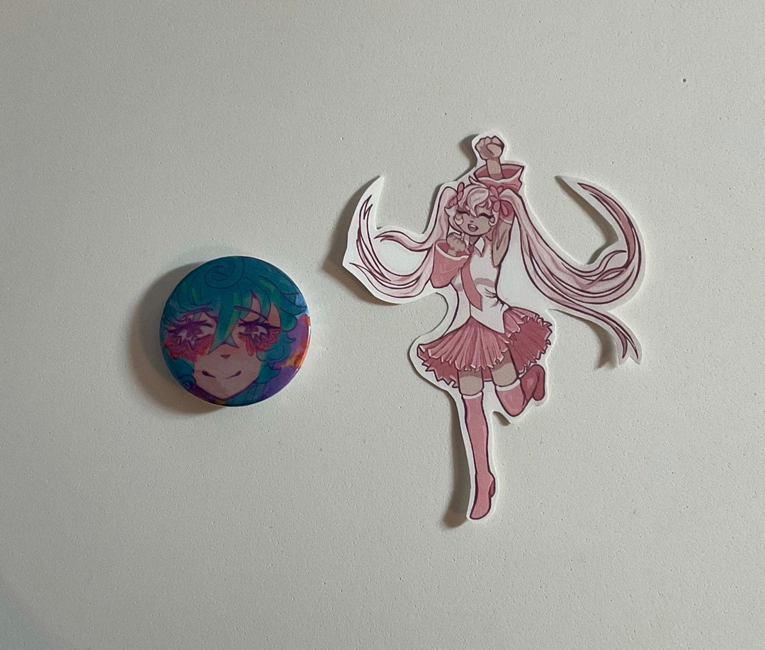 Hatsune Miku Sticker and Pin Pack - Etsy