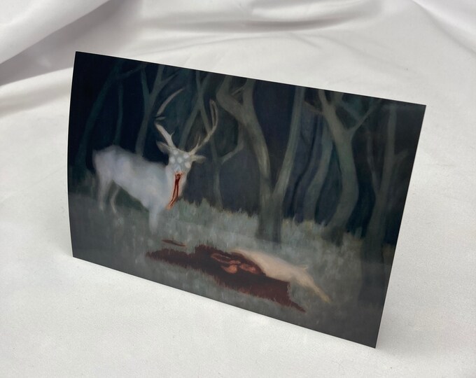 Autocannibalism original Art 5x6 Art Print - Etsy