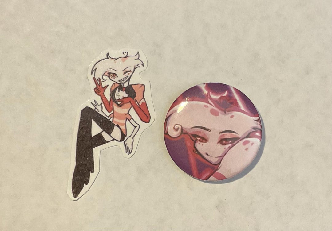 Angel Dust Sticker and Pin Pack - Etsy