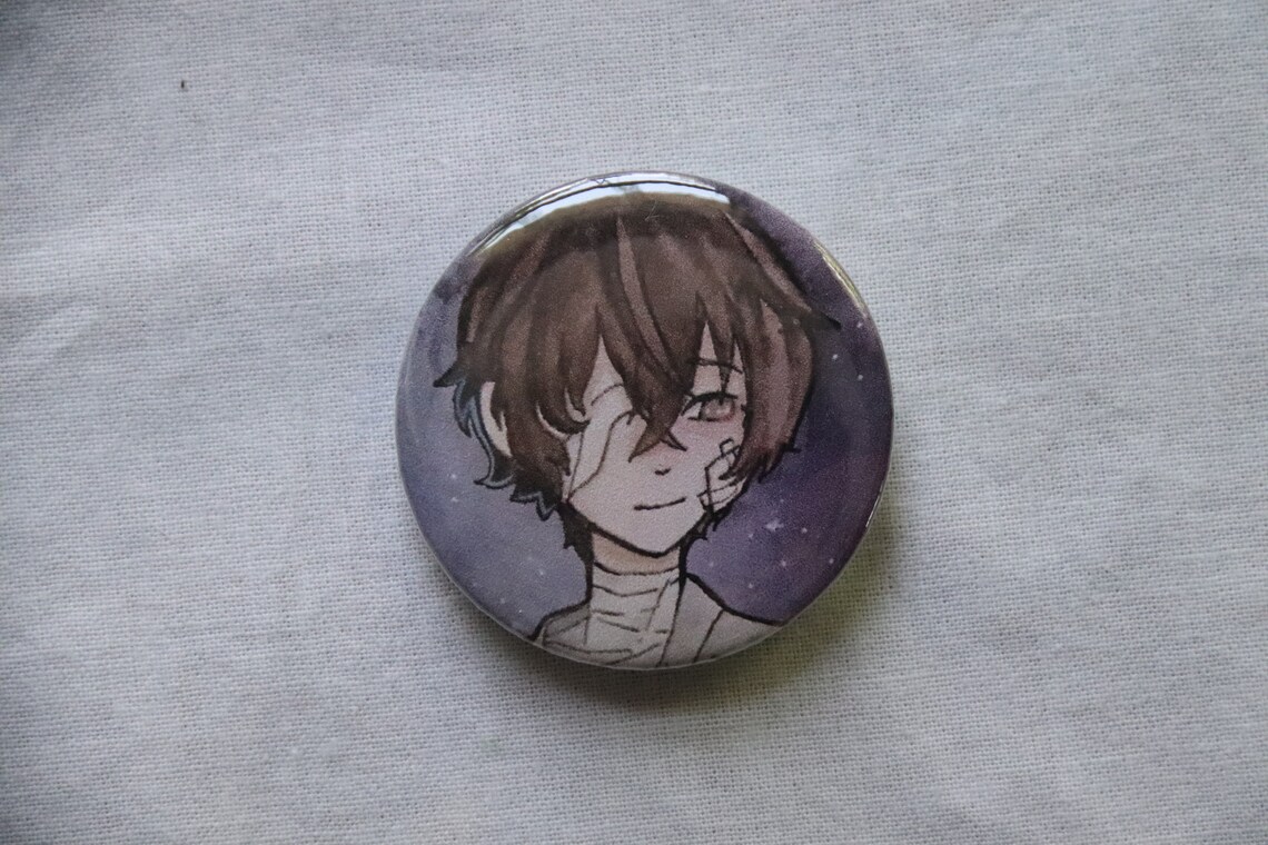Dazai Sticker and Pin Pack - Etsy