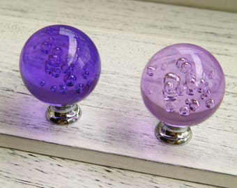 Purple knobs | Etsy