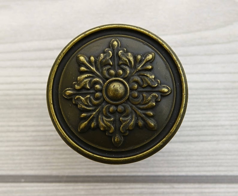 Antique Bronze Drawer Handle Knob Large Wardrobe Knob Pull | Etsy