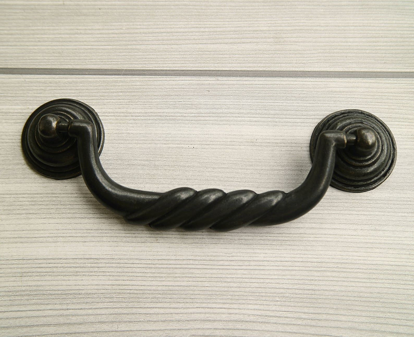 Dark Antique Bronze Drop Bail Drawer Handle Pull Funiture Bail Handle ...