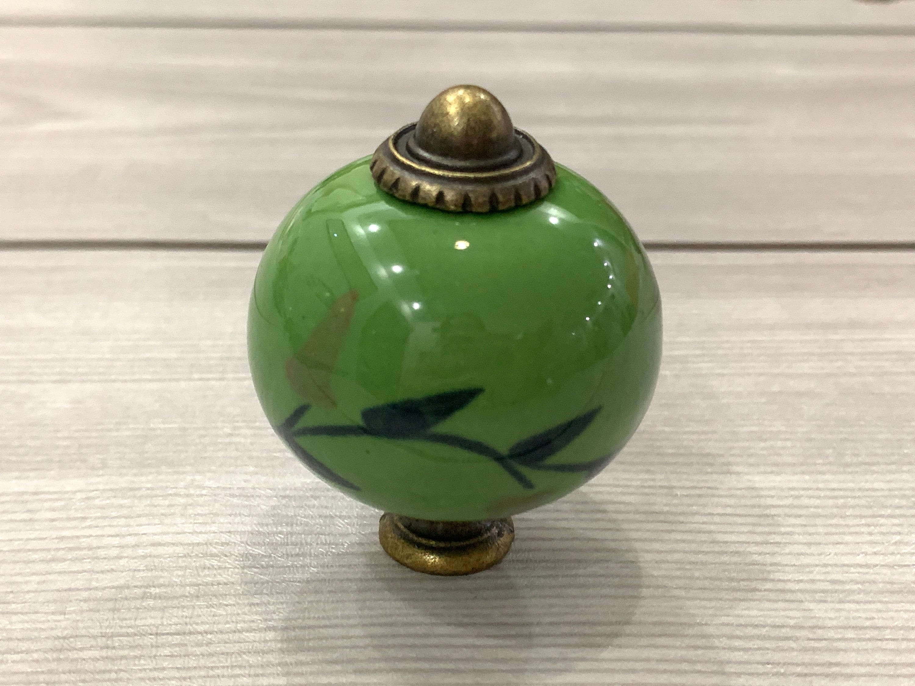 Green Ceramic Handle Knob Porcelain Pull Knob Ceramic Drawer - Etsy