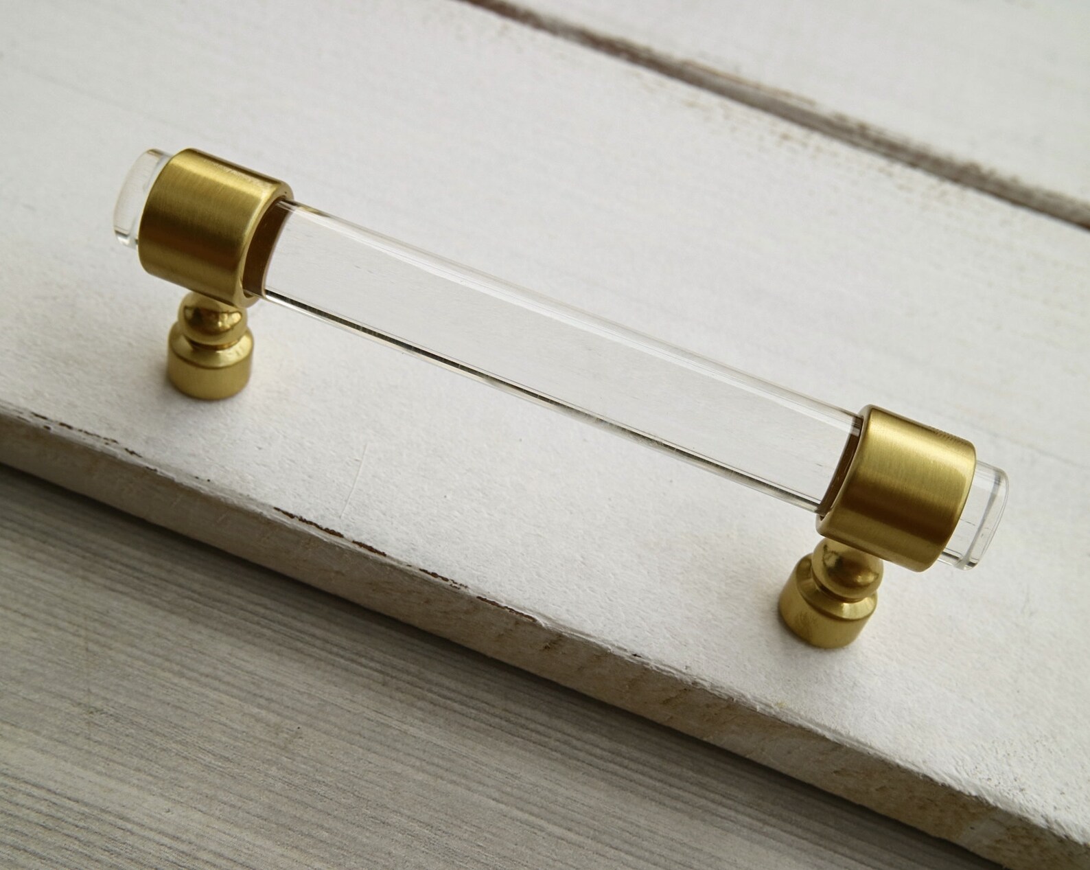 3.75 Lucite Drawer Handle Clear Acrylic Kitchen Cabinet - Etsy