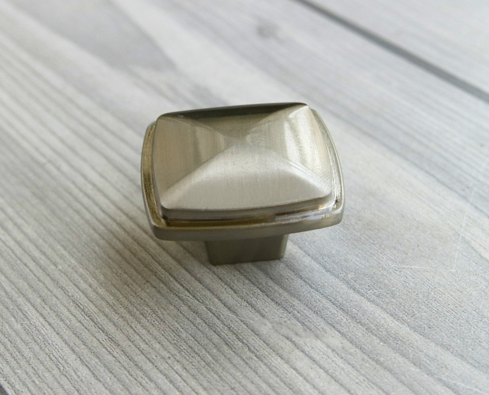 2.95 Silver Cabinet Cupboard Door Handle Square Drawer - Etsy