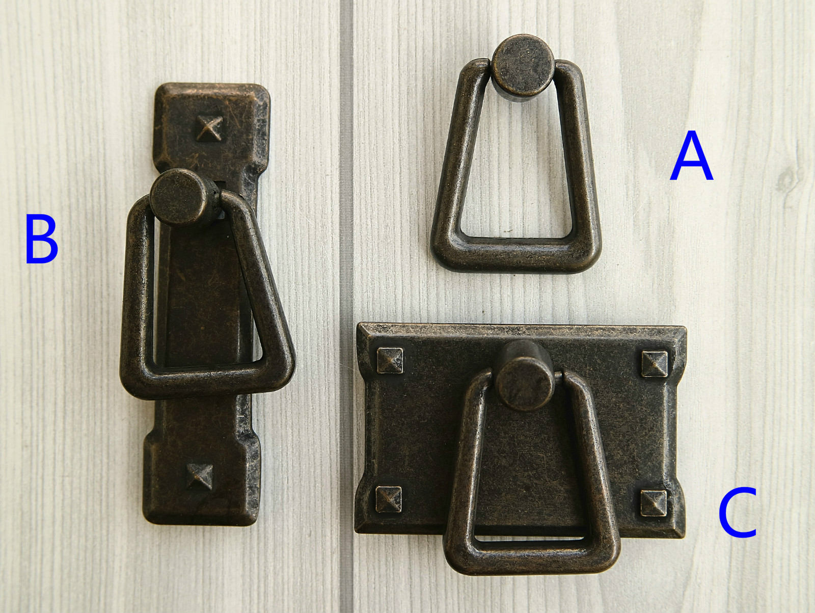 Dark Antique Bronze Drawer Bail Handle Dresser Ring Knob Pull - Etsy