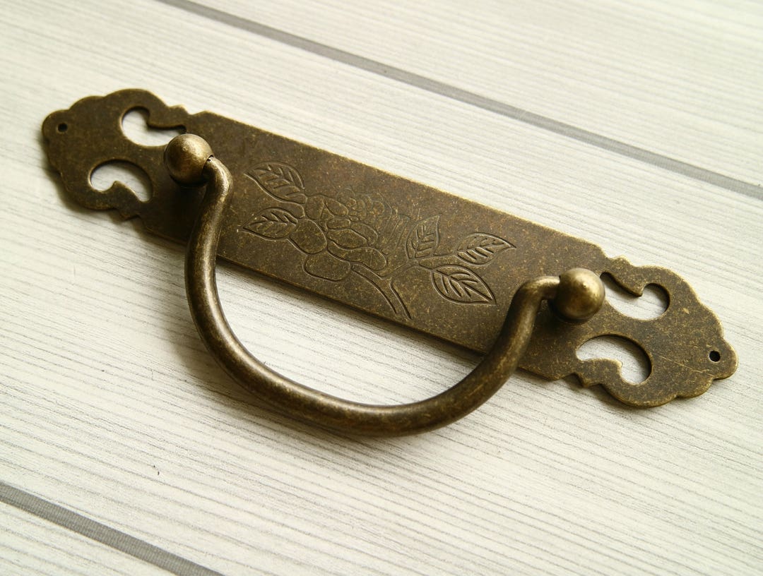 Vintage Drawer Bail Pull Dresser Drop Bail Handle Wardrobe Door Handle ...