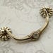 3.9 Antique Silver Drop Bail Handles Drawer Swing Pull Dresser ...