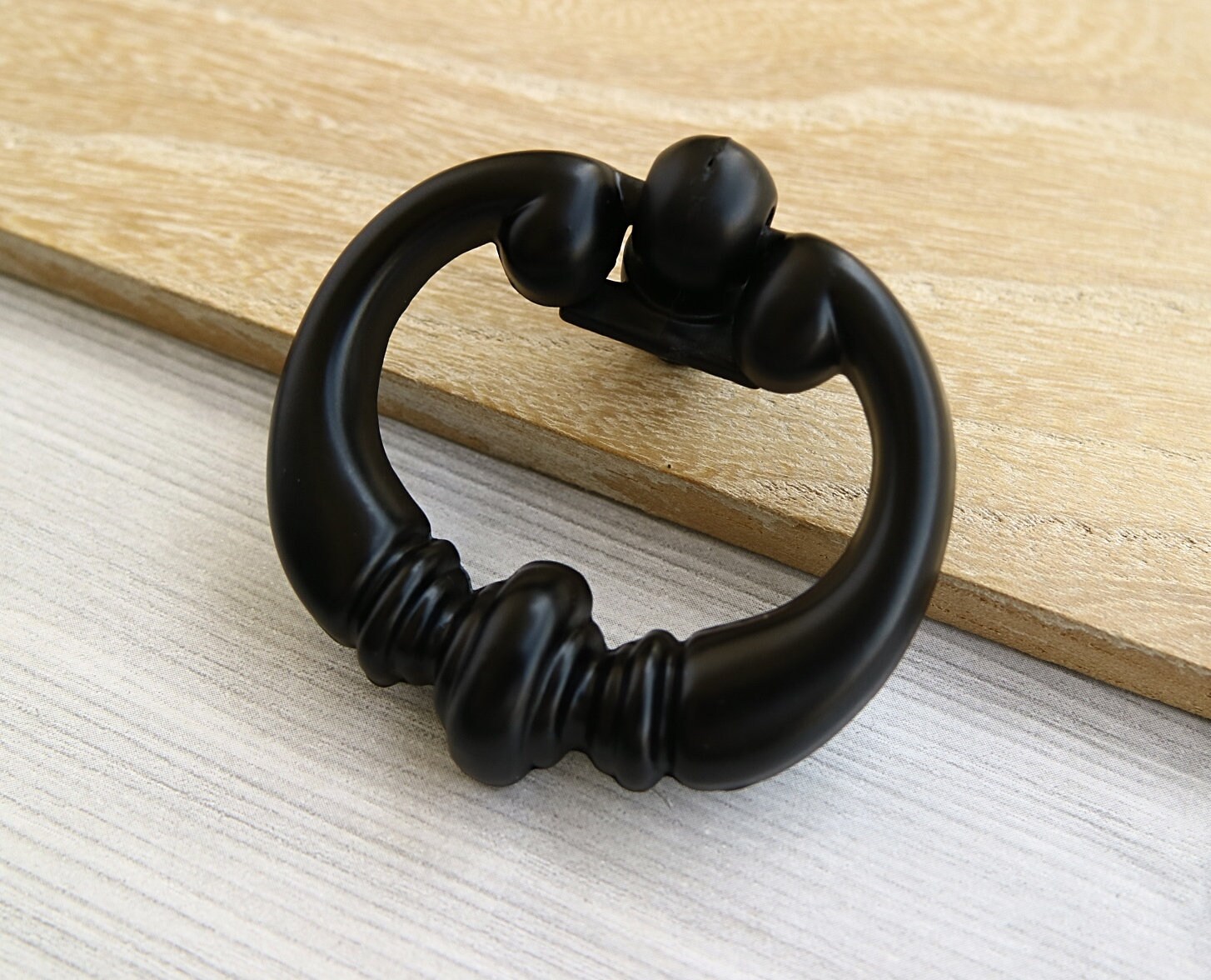 Vintage Style Drop Ring Handle Antique Bronze Dresser Knob - Etsy