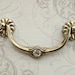 3.9 Antique Silver Drop Bail Handles Drawer Swing Pull Dresser ...