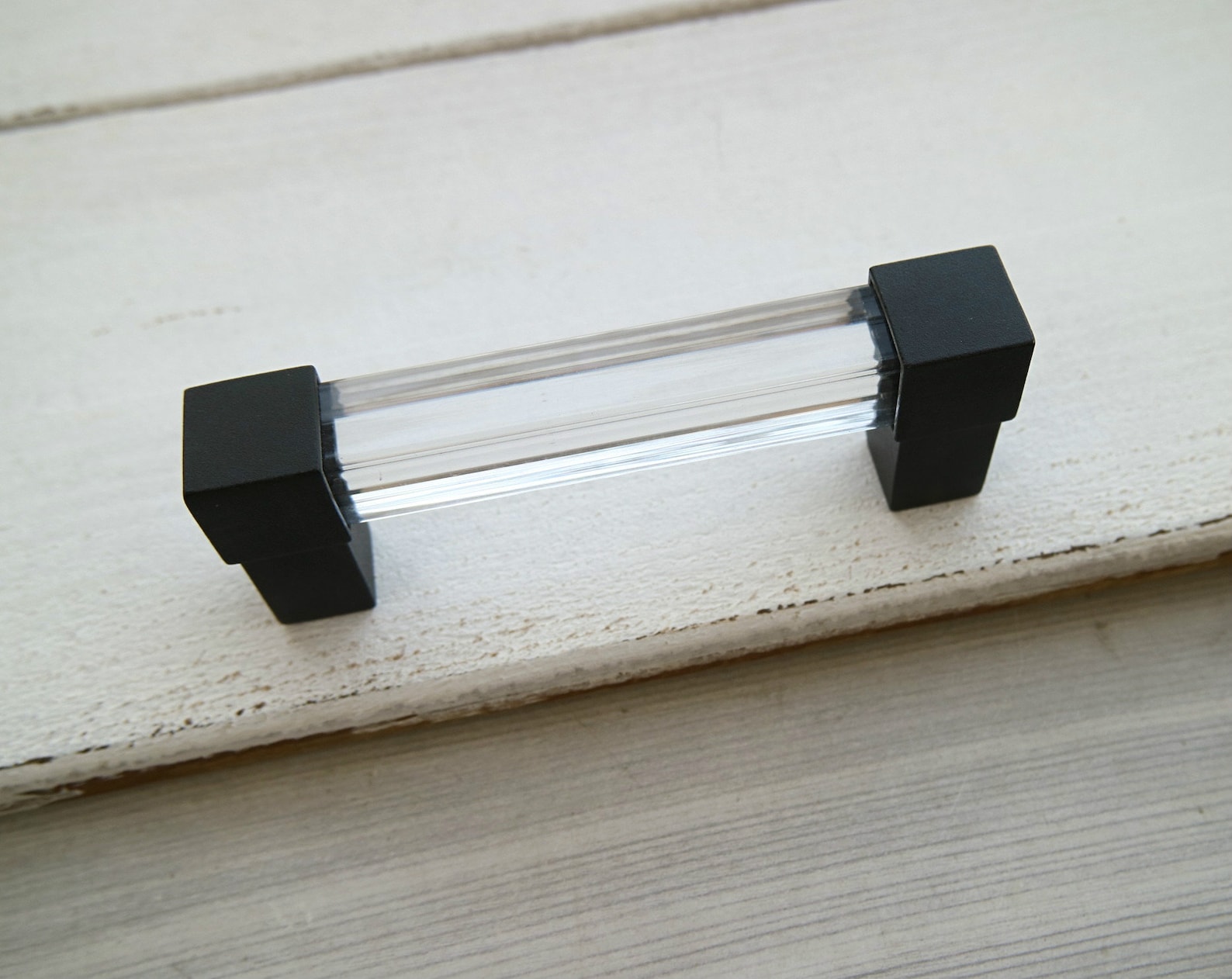 3.75 Clear Acrylic Cabinet Cupboard Door Handle Lucite - Etsy