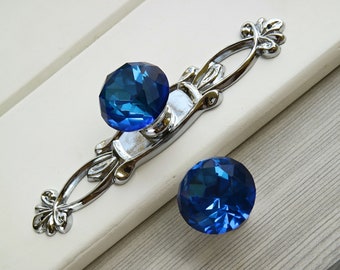 Blue Drawer Pull - Etsy