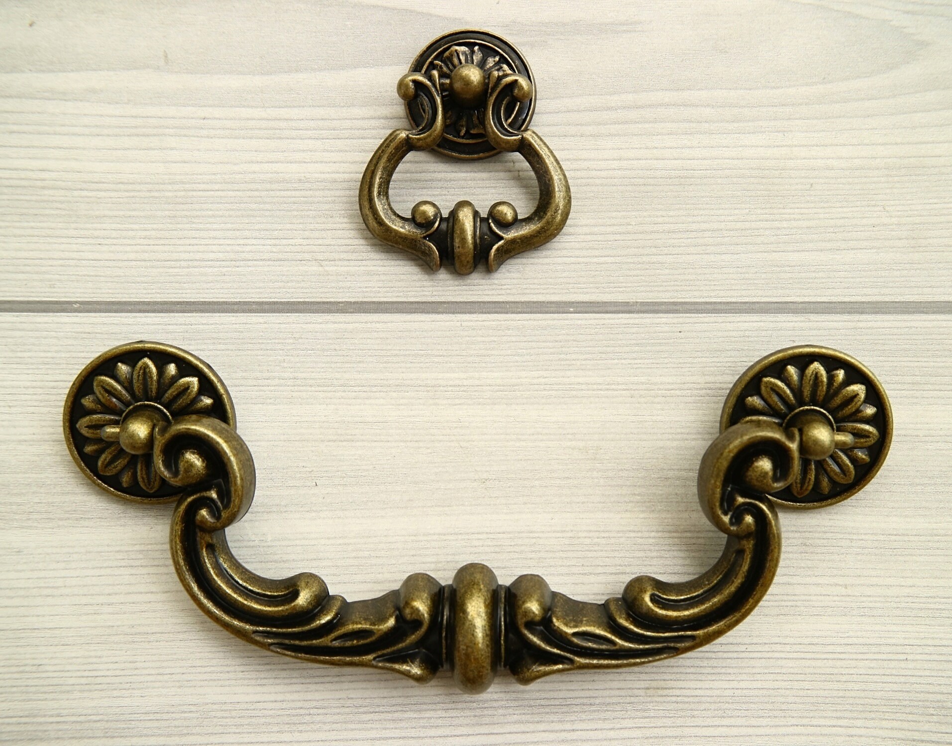 5.9 Large Drop Bail Handle Antique Bronze Drawer Swing - Etsy